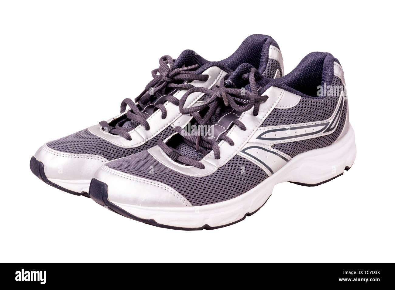 isolated sports shoes on white background Stock Photo - Alamy