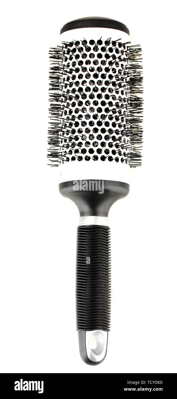 Black comb isolated on white Stock Photo - Alamy