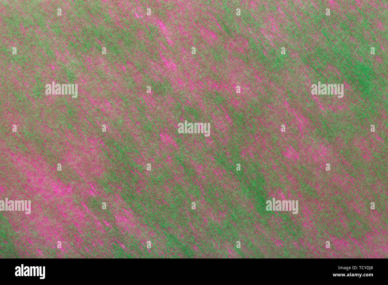 Structure of dark green background with purple spots of felt fabric ...