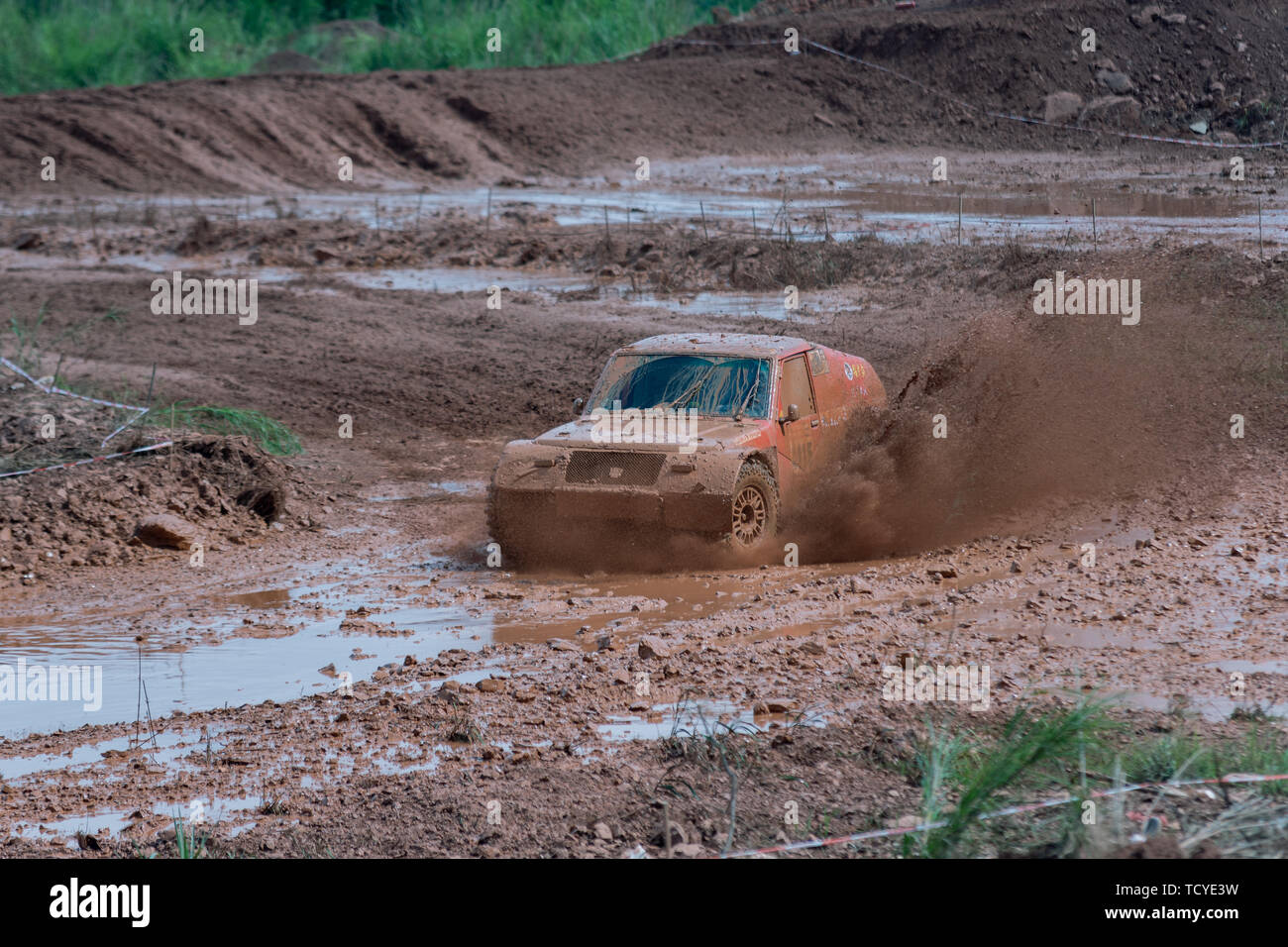 Land Cruiser Outdoor Car Cross Country Competition Stock Photo - Alamy