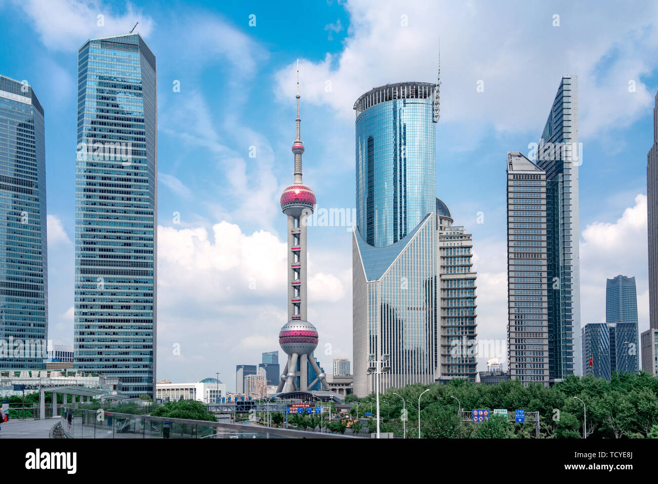 Shanghai Pujiang Scenery Stock Photo - Alamy