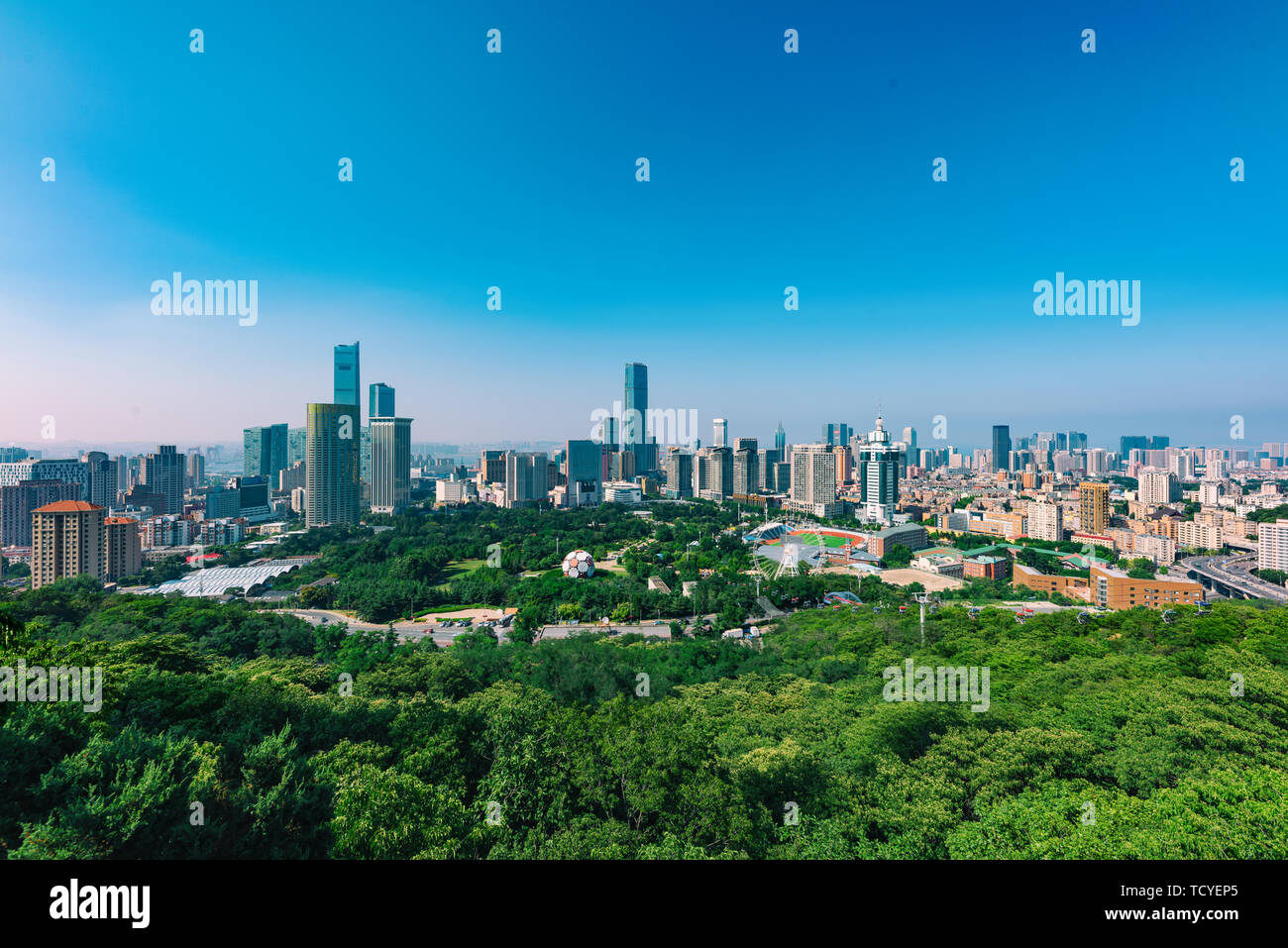 Dalian town town buildings hi-res stock photography and images - Alamy