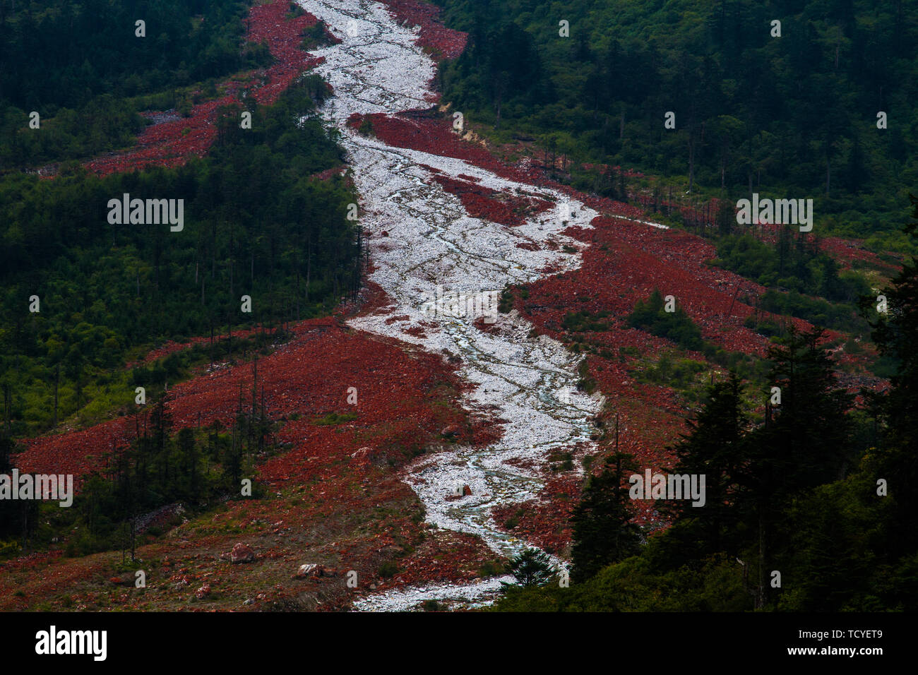 The world's only Redstone Valley Stock Photo - Alamy