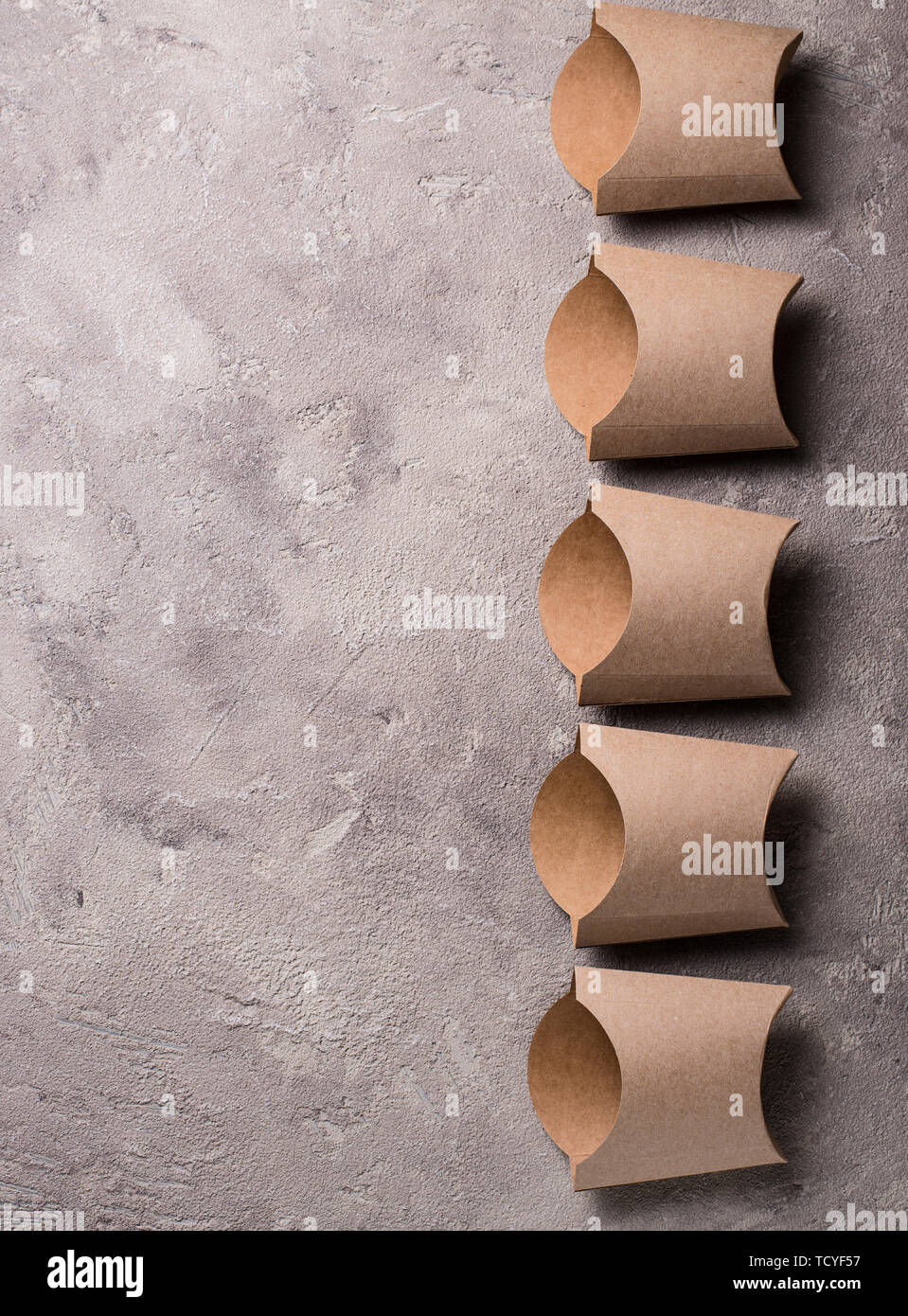 Eco friendly fast food containers for french fries Stock Photo - Alamy