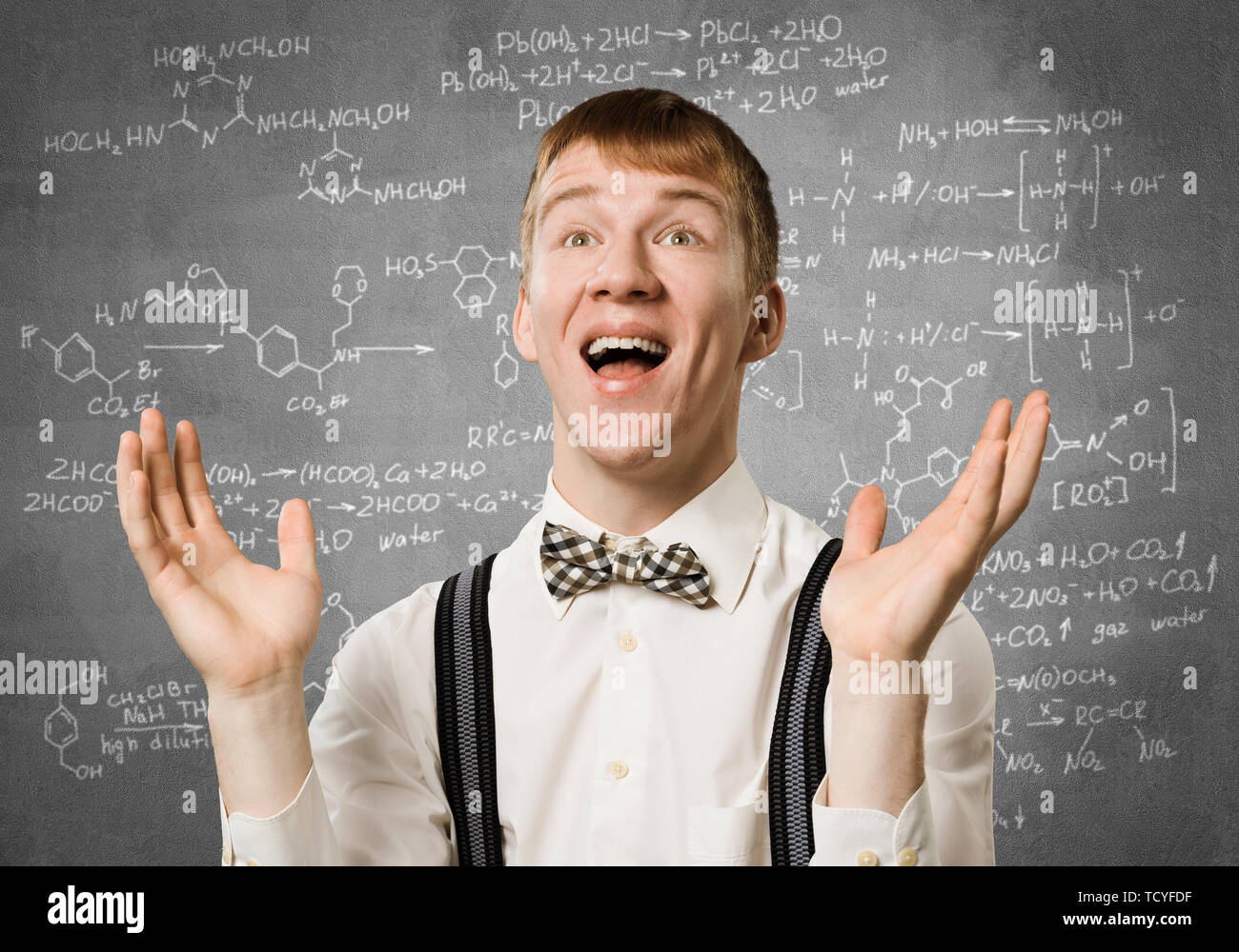 Happy teenager with broad smile Stock Photo - Alamy