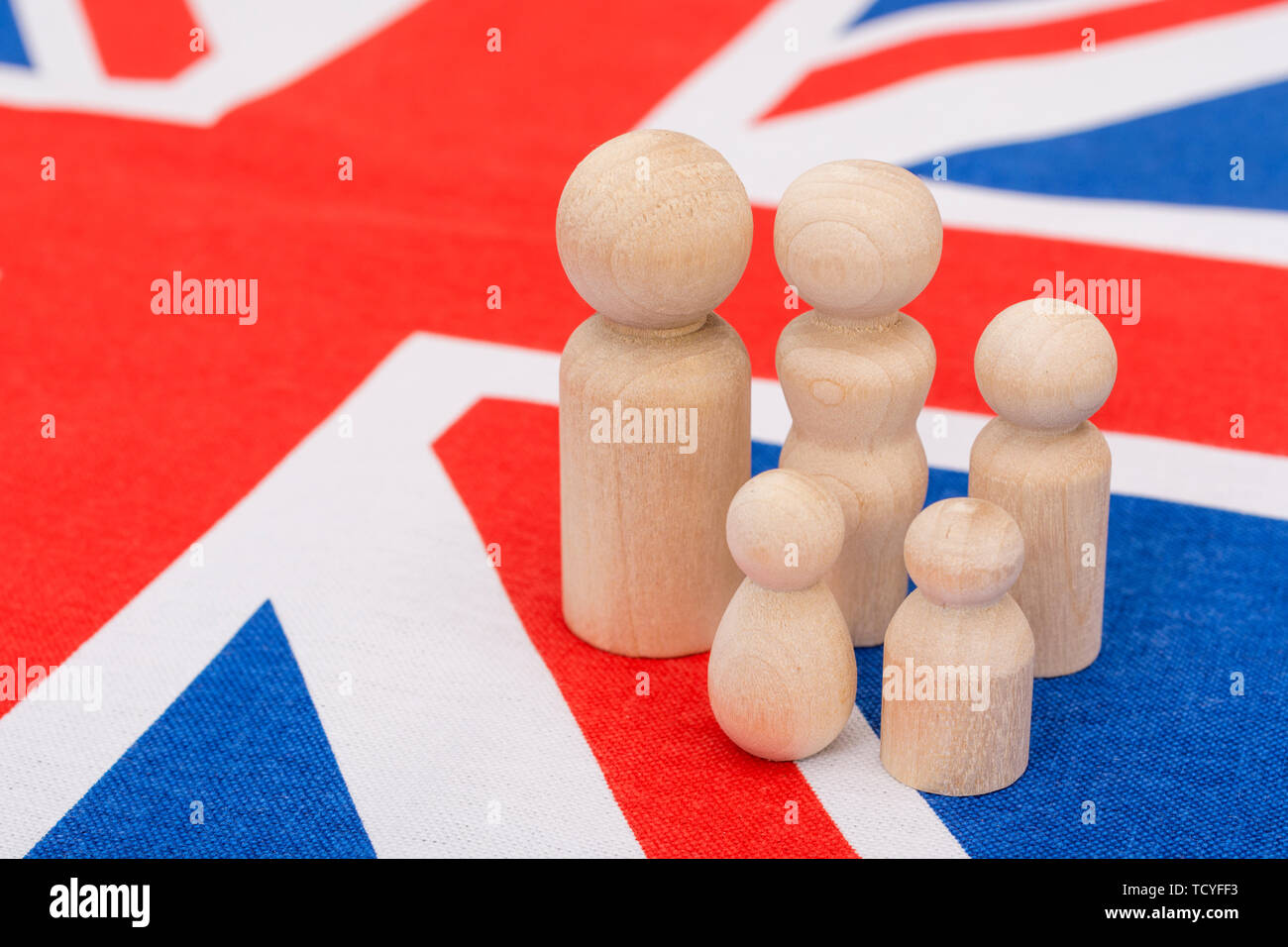 Average british family metaphor hi-res stock photography and images - Alamy
