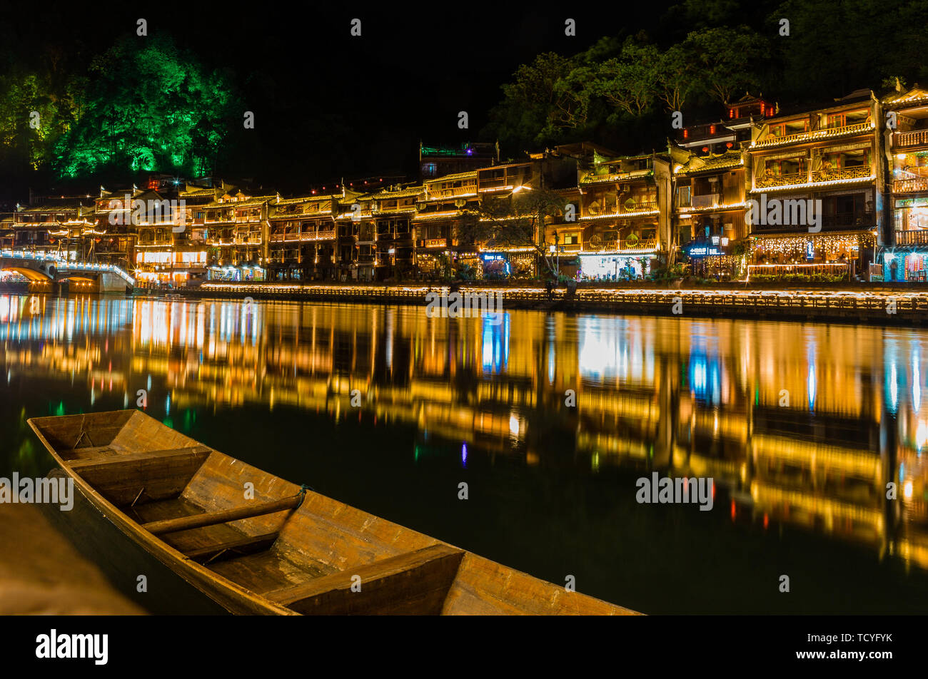 Night view of the ancient city of Phoenix Stock Photo - Alamy