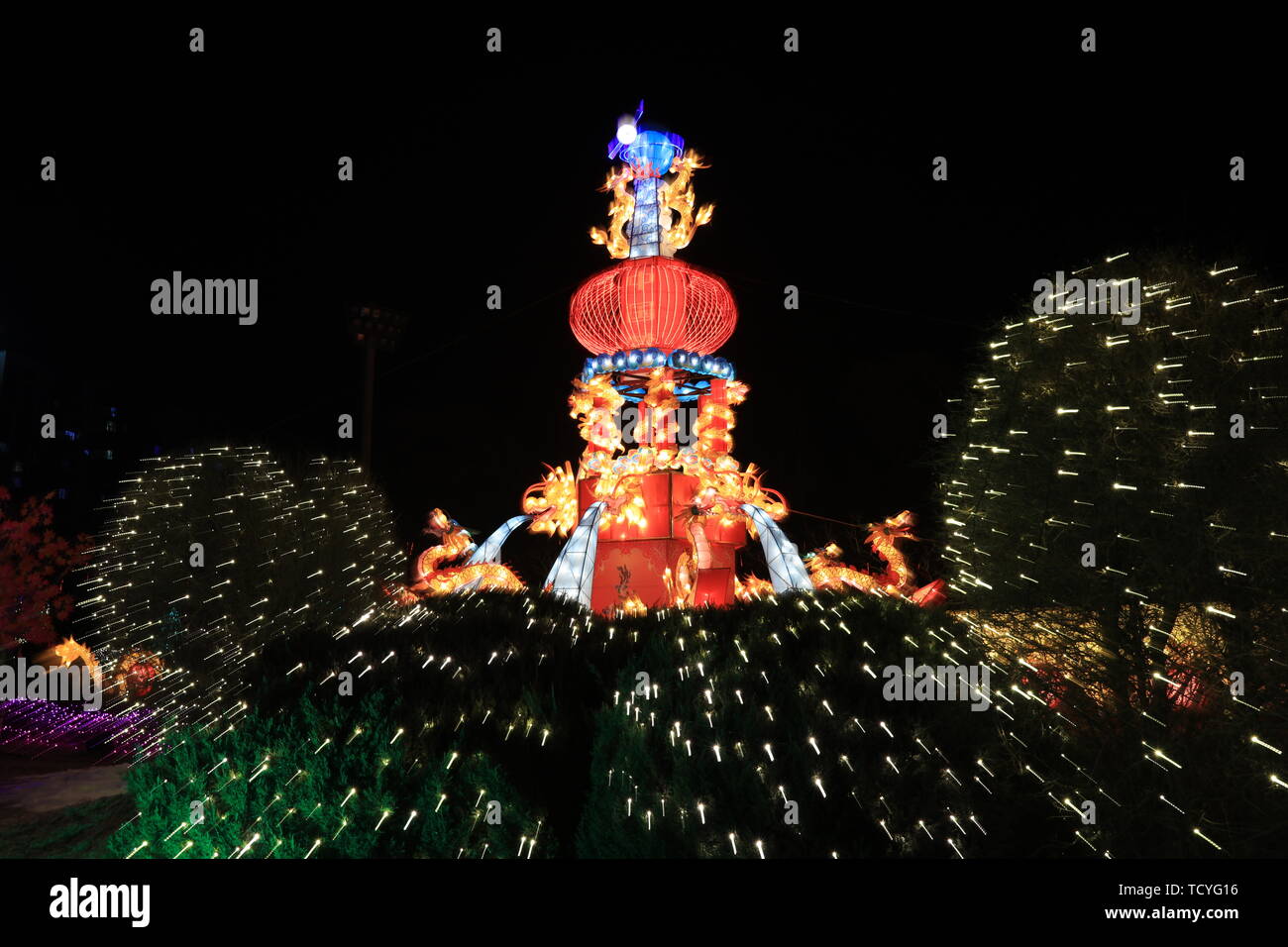 Spring Festival lanterns Stock Photo - Alamy