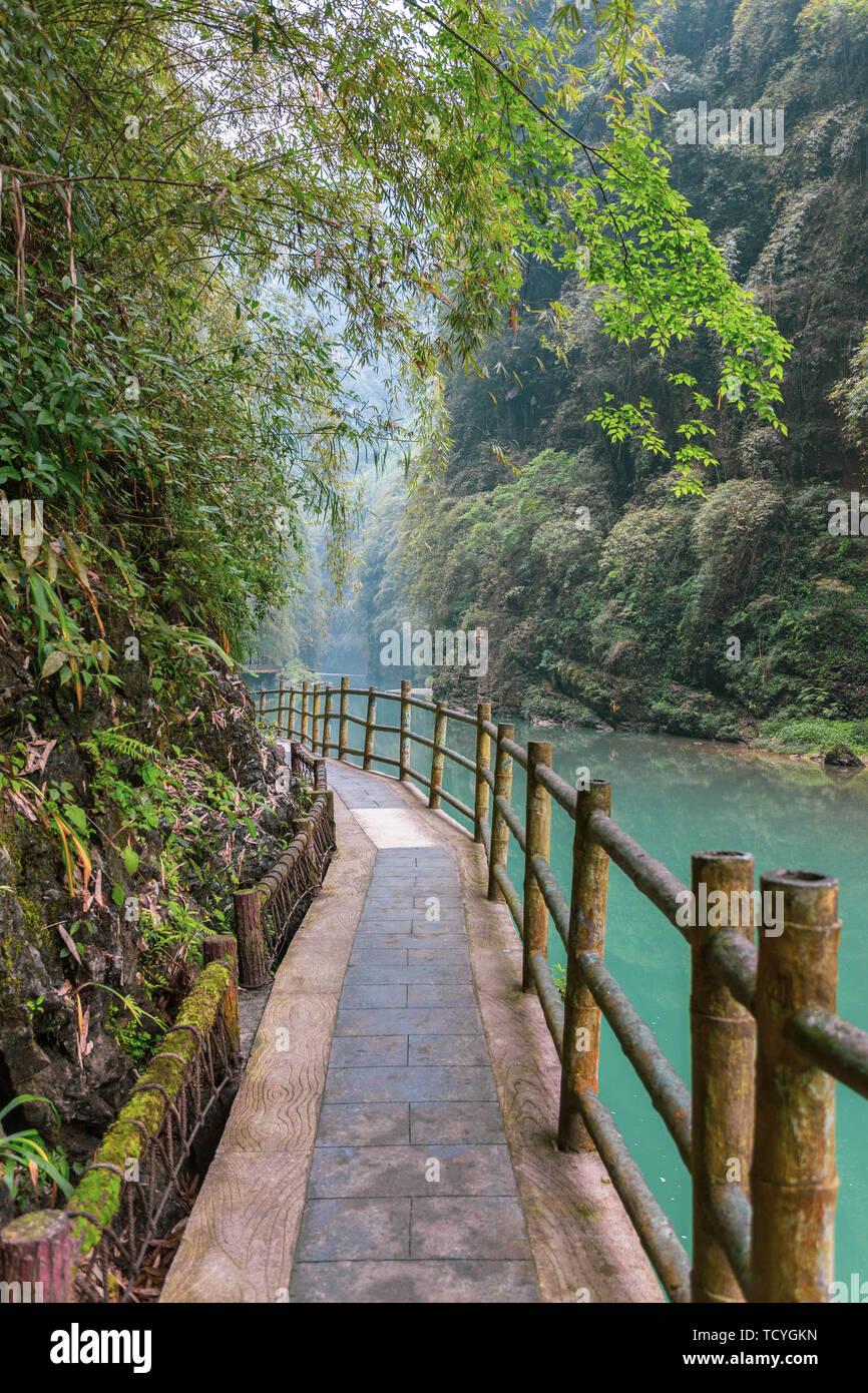 Pengshui Ai River Scenic Area Stock Photo - Alamy