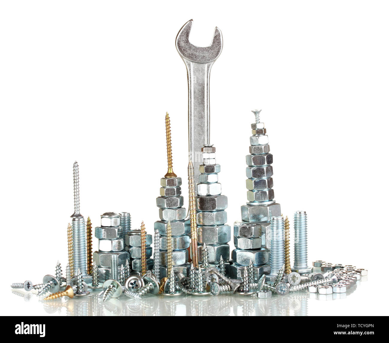 Types of bolts and nuts hi-res stock photography and images - Alamy