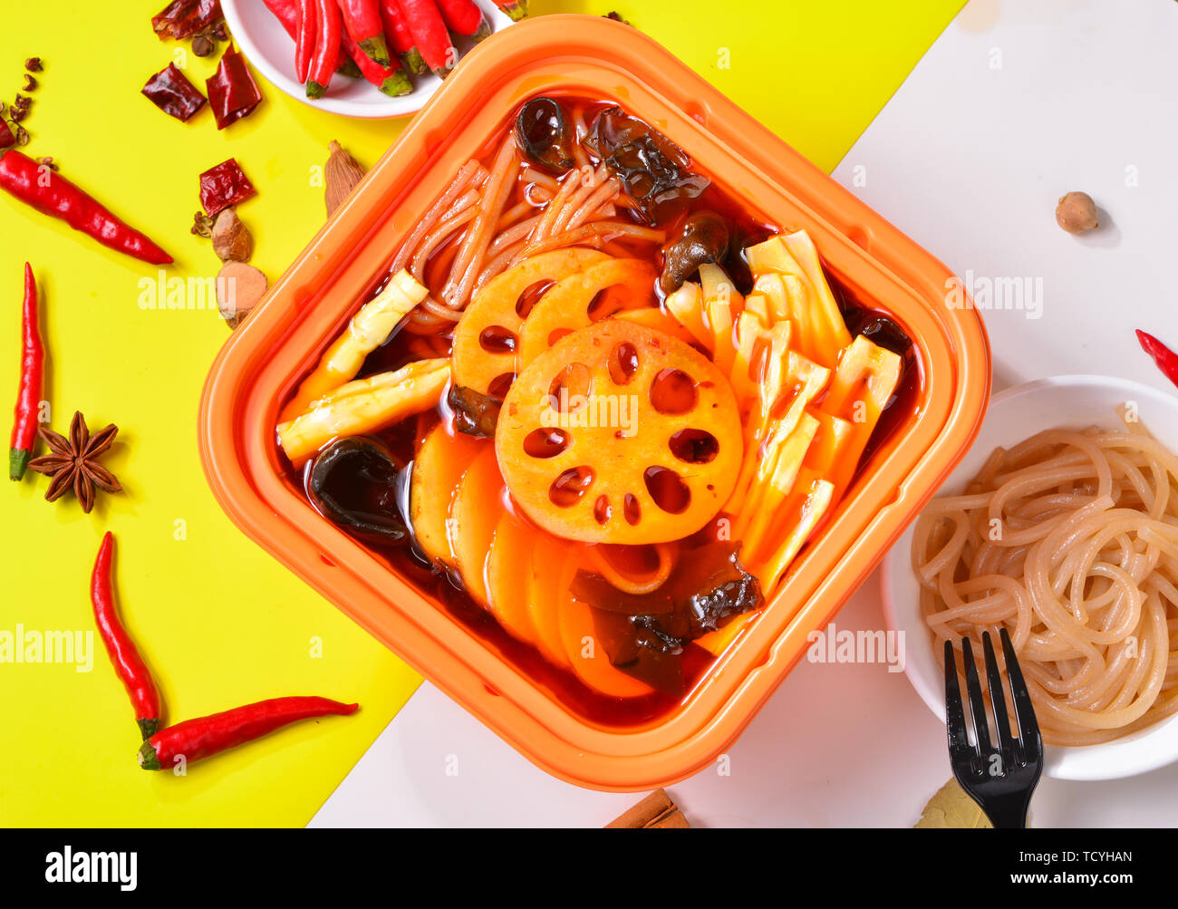 Delicious Hot Pot HD Big Picture Stock Photo - Alamy