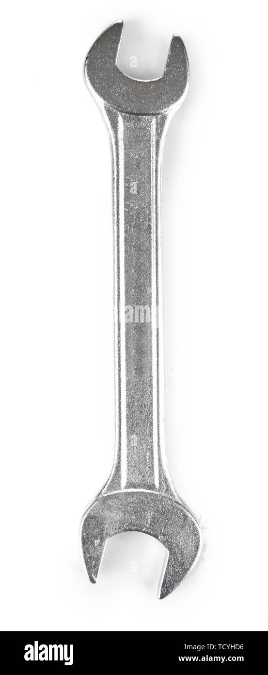 Wrench isolated on white Stock Photo - Alamy