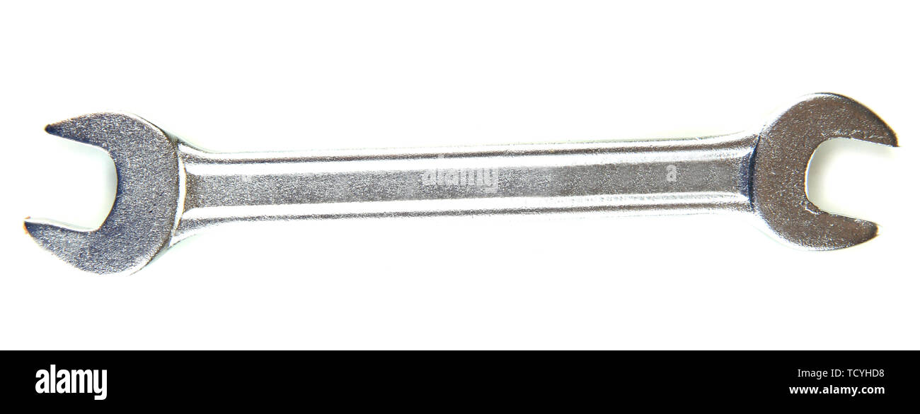 Wrench isolated on white Stock Photo - Alamy