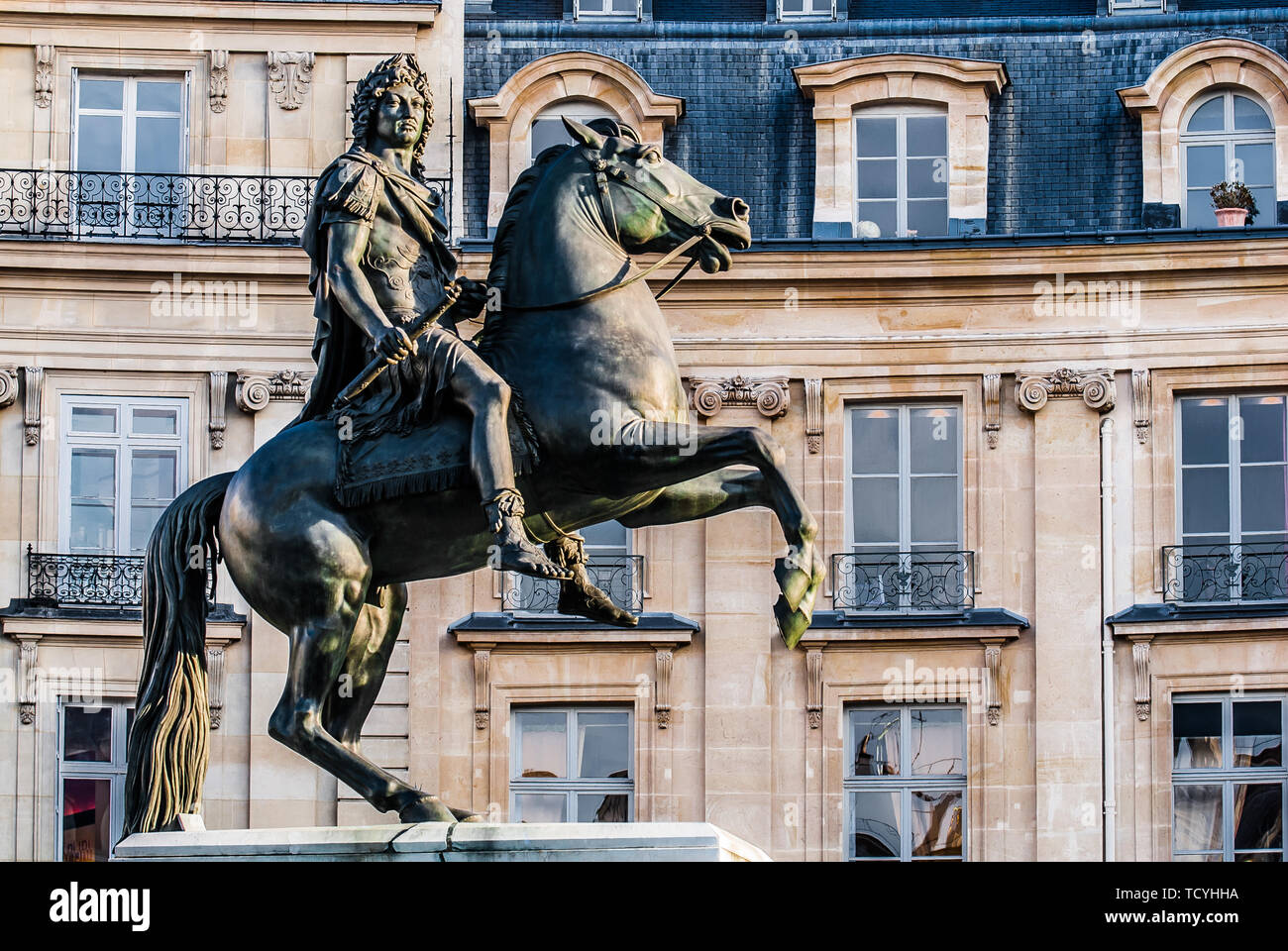 vercingetorix square statue in the city of Paris in france Stock Photo ...