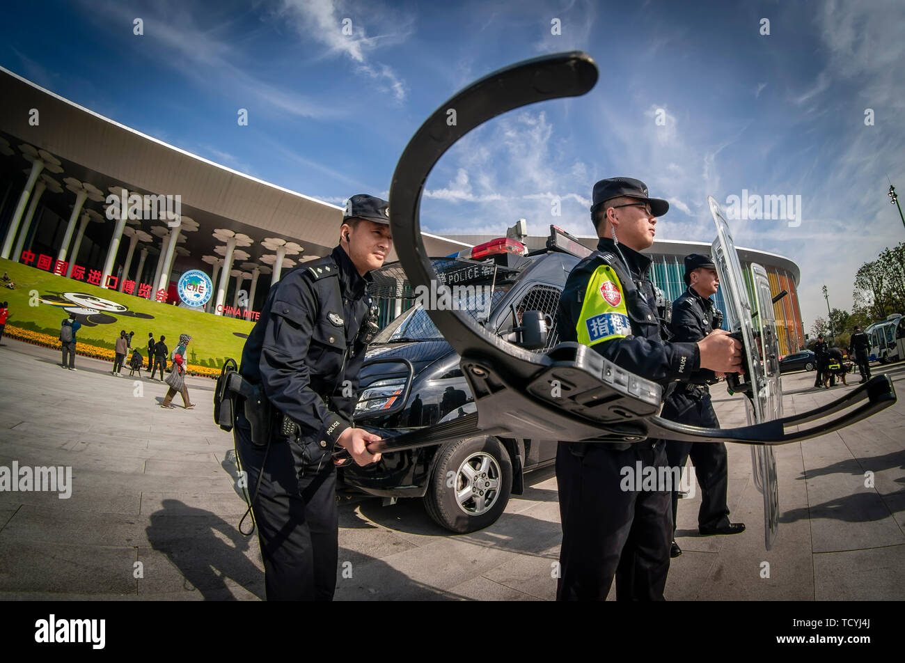 Daily training of police and special police officers at police stations ...