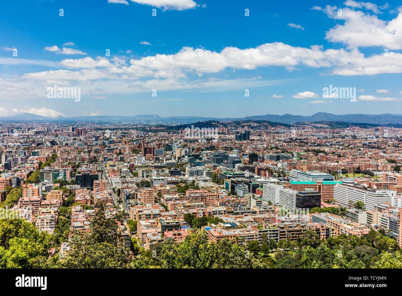 Bogota Skyline cityscape capital city of Colombia South America Stock ...