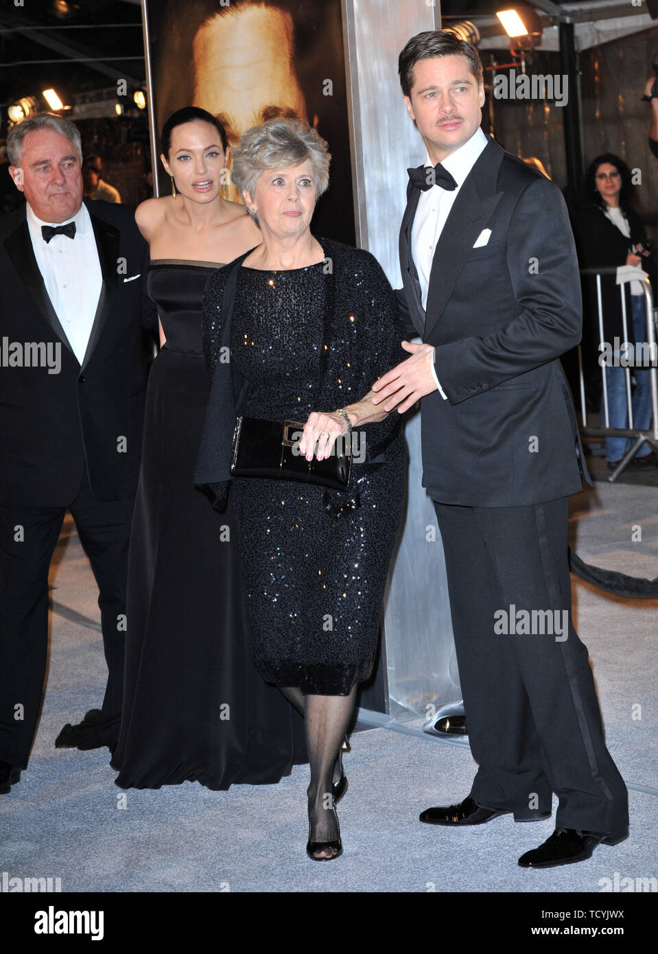 LOS ANGELES, CA. December 08, 2008: Angelina Jolie & Brad Pitt with ...