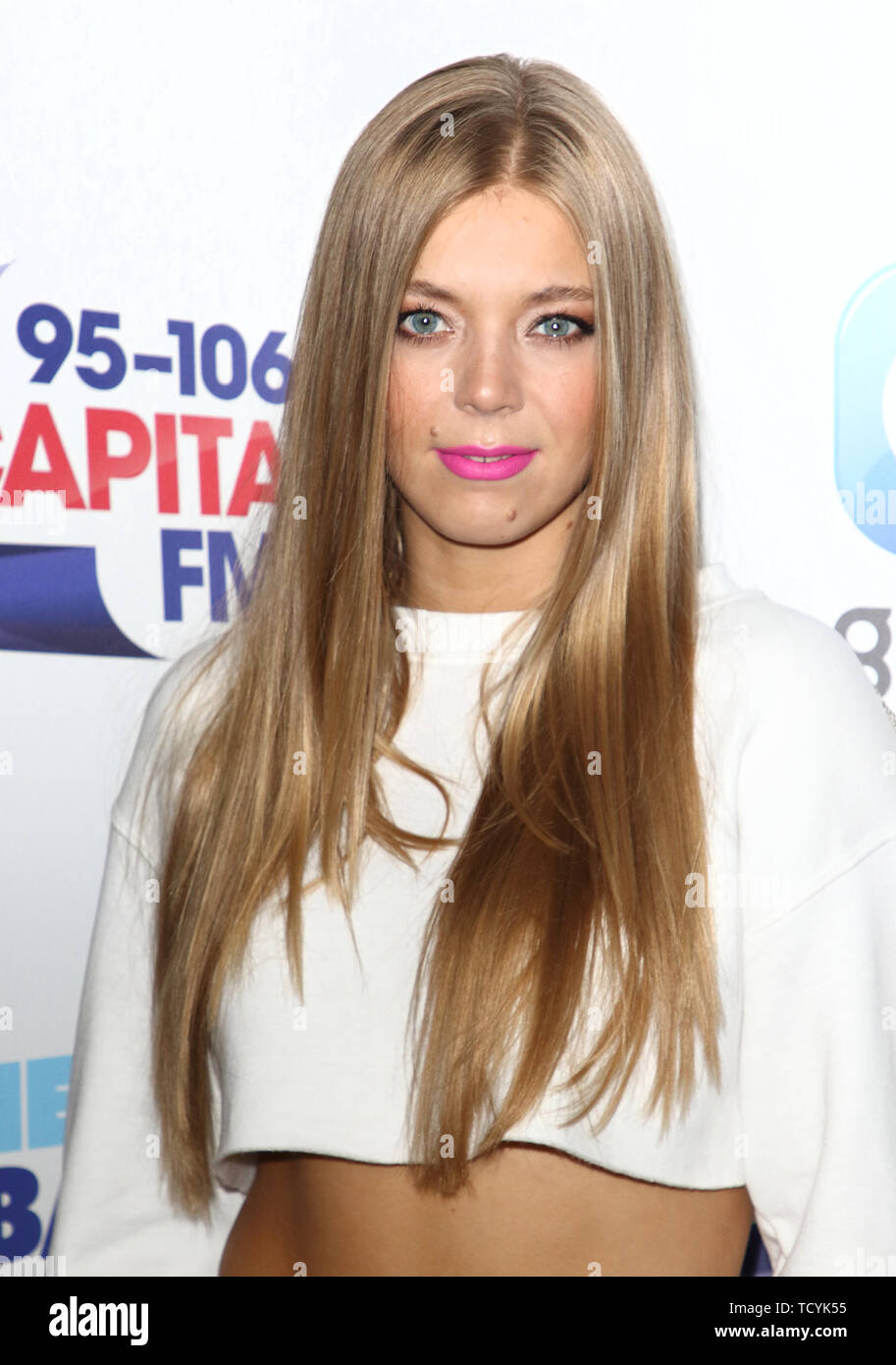 London. UK. Becky Hill at the Capital FM Summertime Ball at Wembley ...