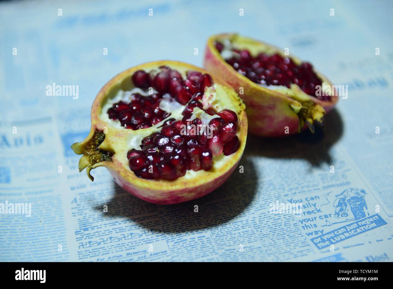 Soft seed pomegranate Stock Photo - Alamy