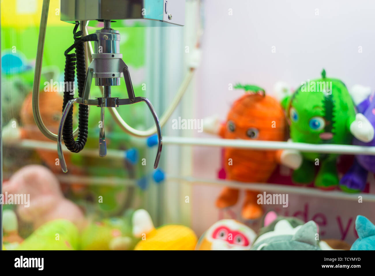 The doll machine at the mall Stock Photo - Alamy