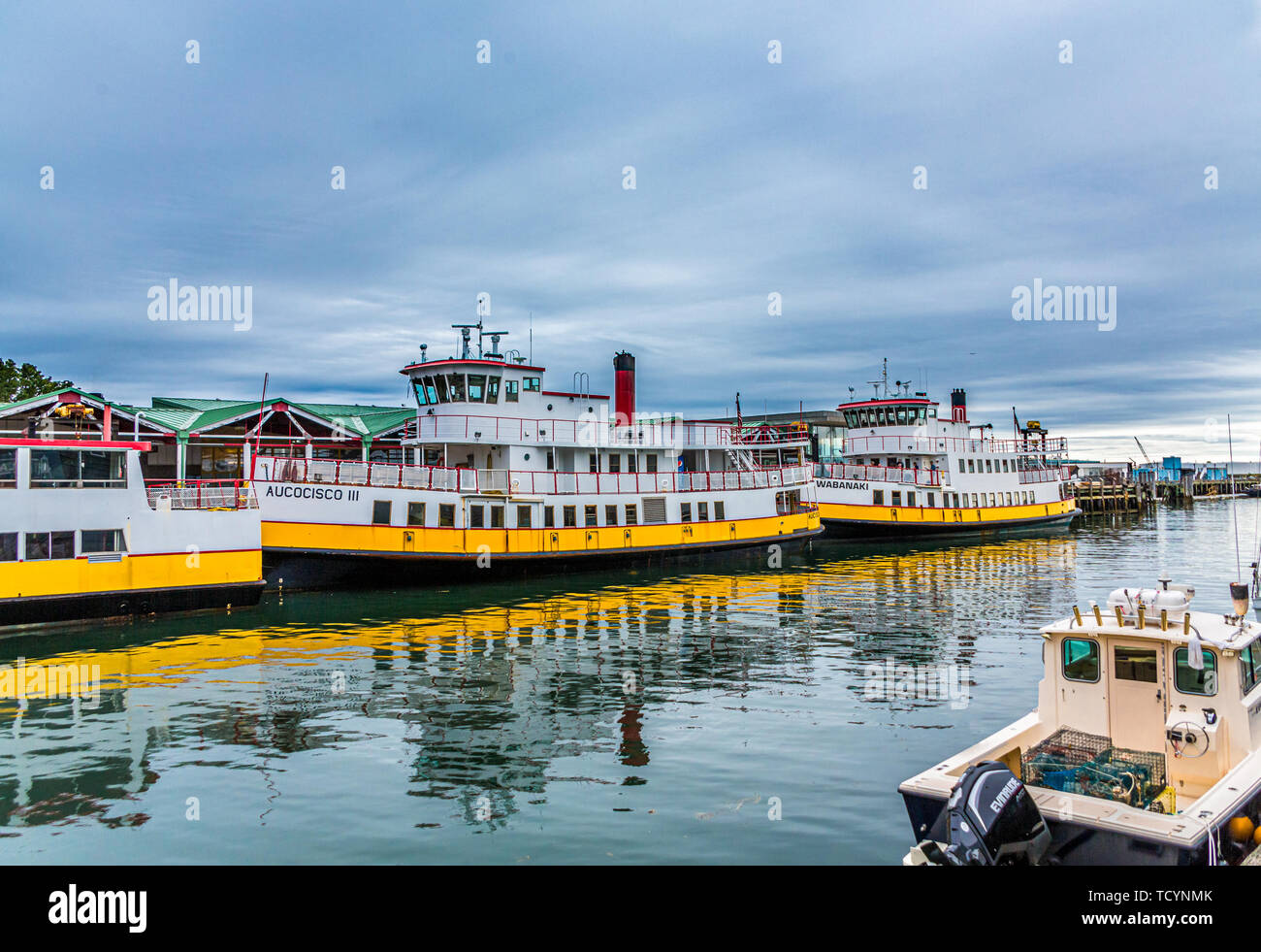 Ferries in Portland Stock Photo - Alamy