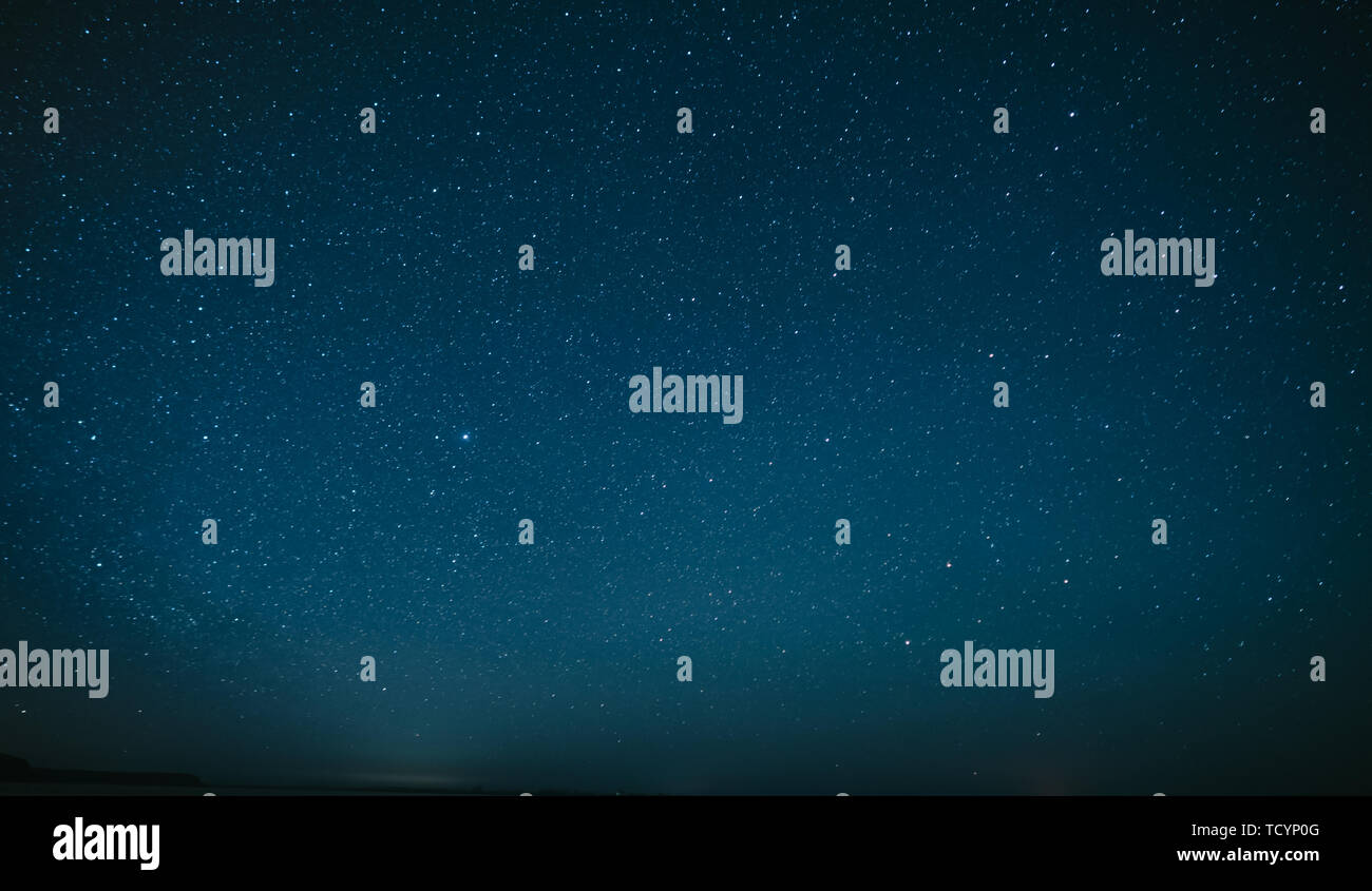 A simple picture of a beautiful starry sky Stock Photo - Alamy