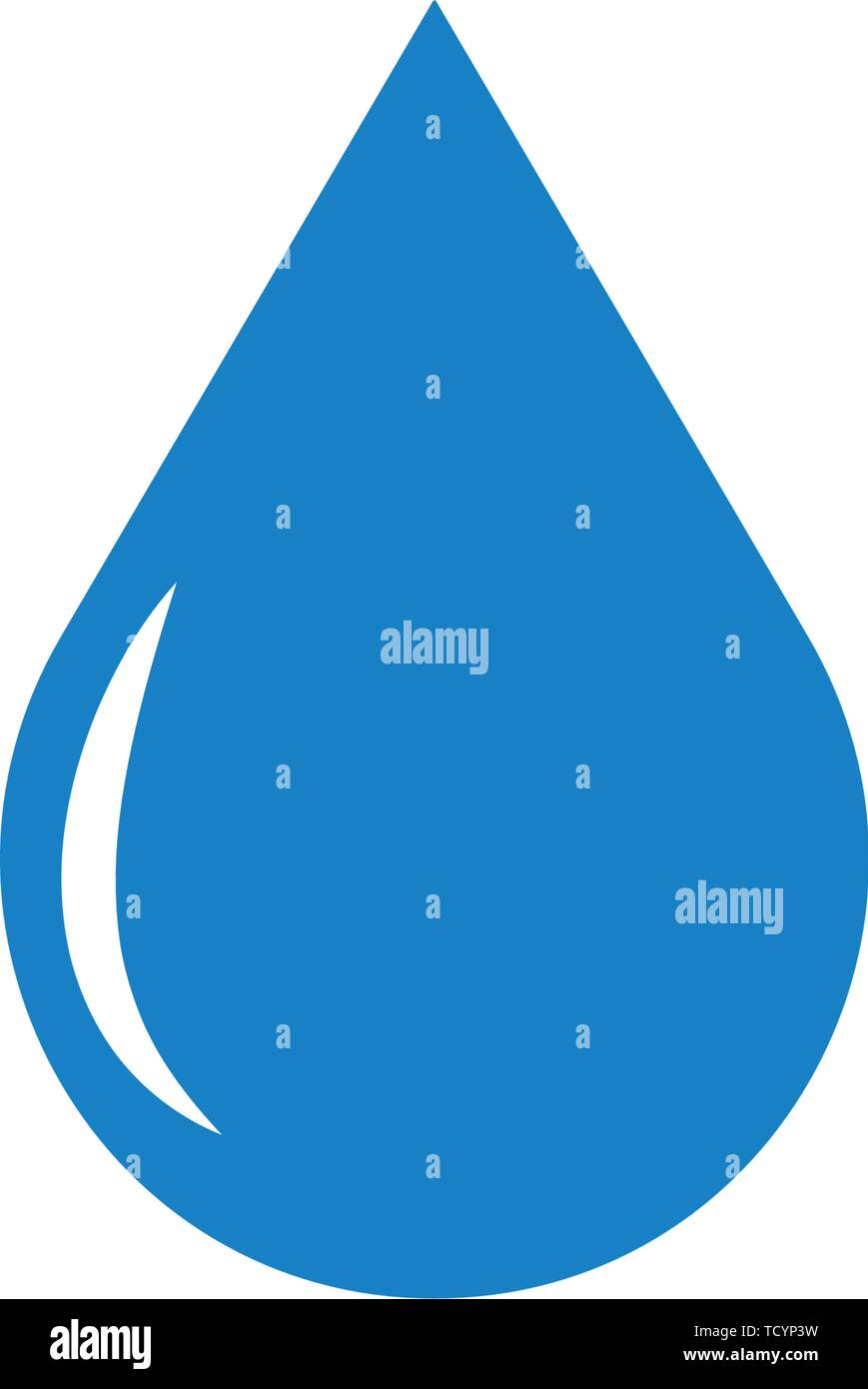 Water drop abstract graphic design template Stock Vector Image & Art ...