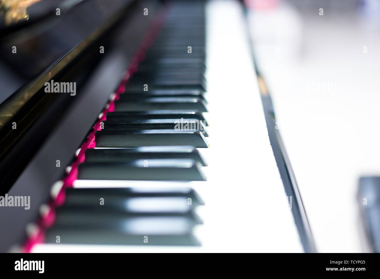 Keys of piano Stock Photo - Alamy