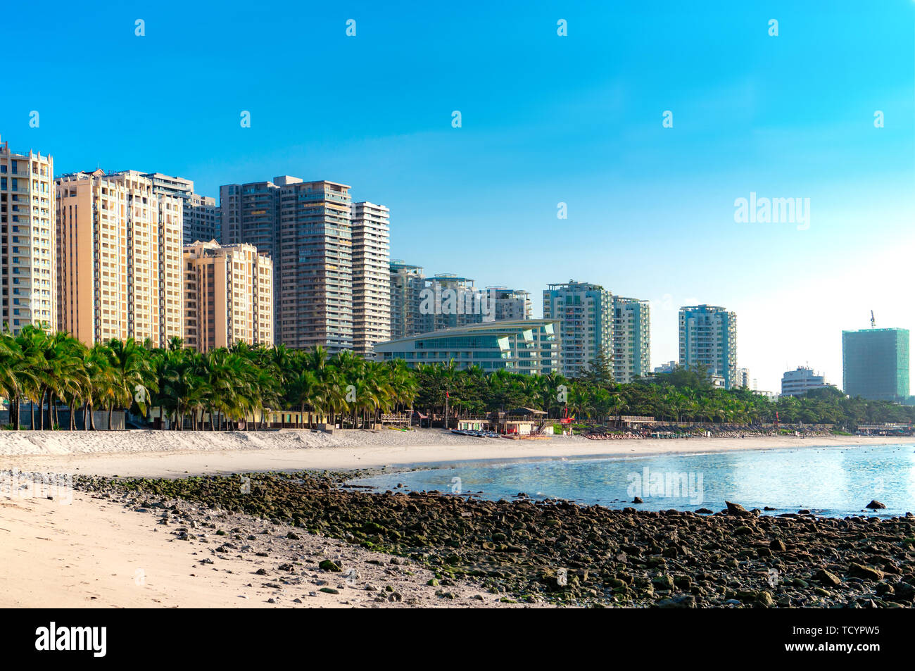 Sanya Dadong Sea Scenery Stock Photo - Alamy