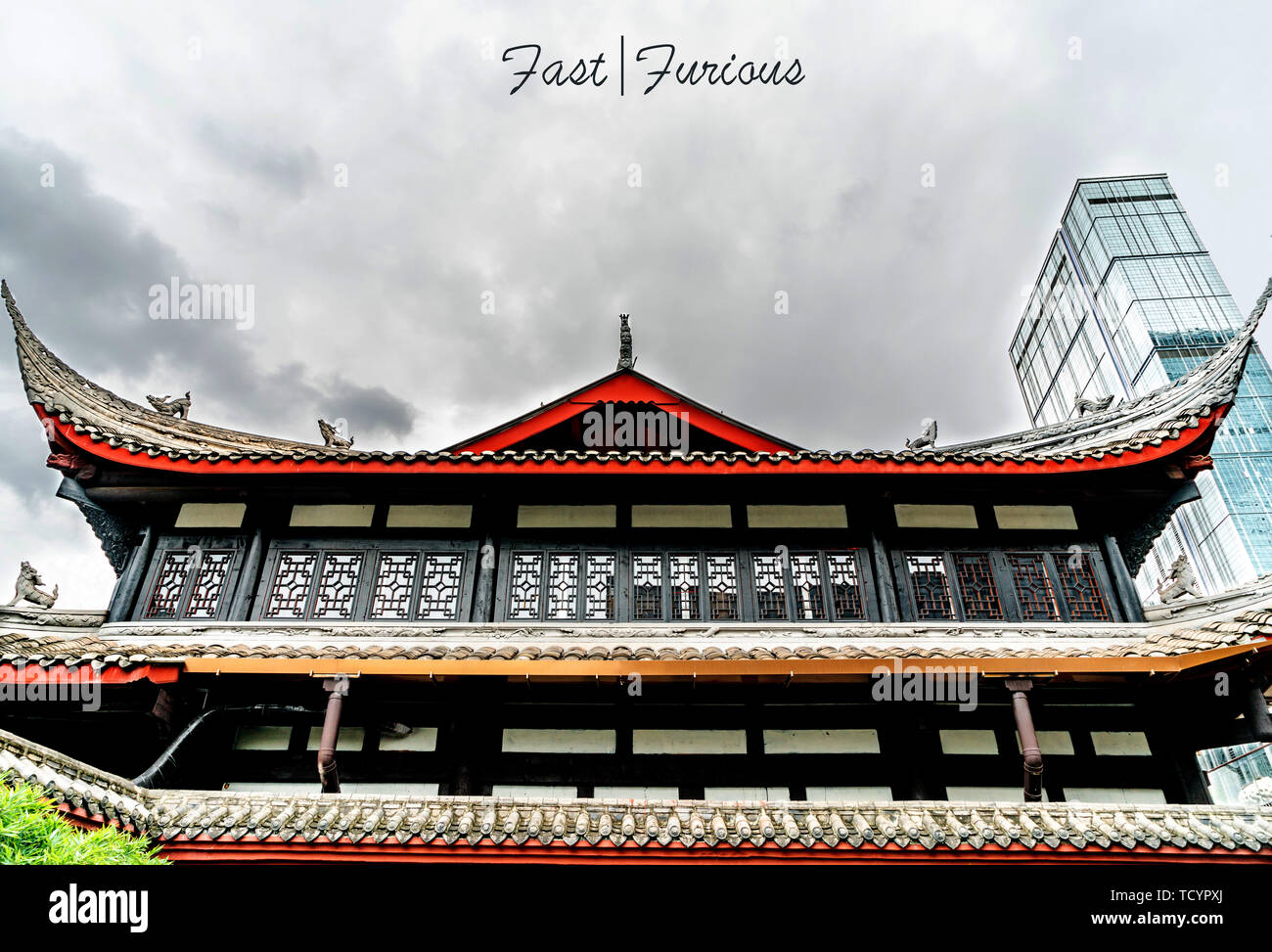 Ancient buildings chengdu taikuri nostalgic imperial luxurious ...