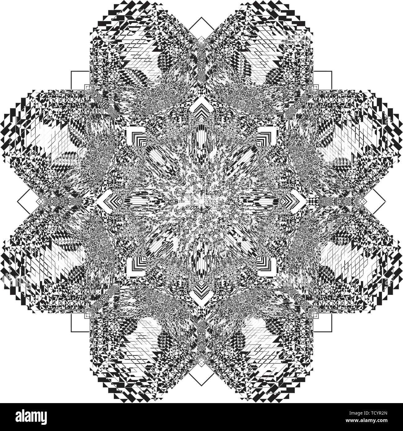 Vector abstract art deco Cut Out Stock Images & Pictures - Alamy