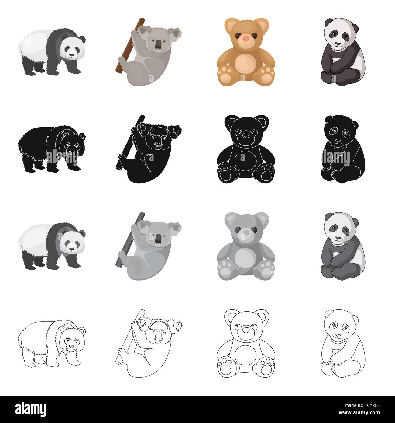 panda,sloth,bear,polar,white,christmas,silhouette,baby,sleep,brown,walk ...