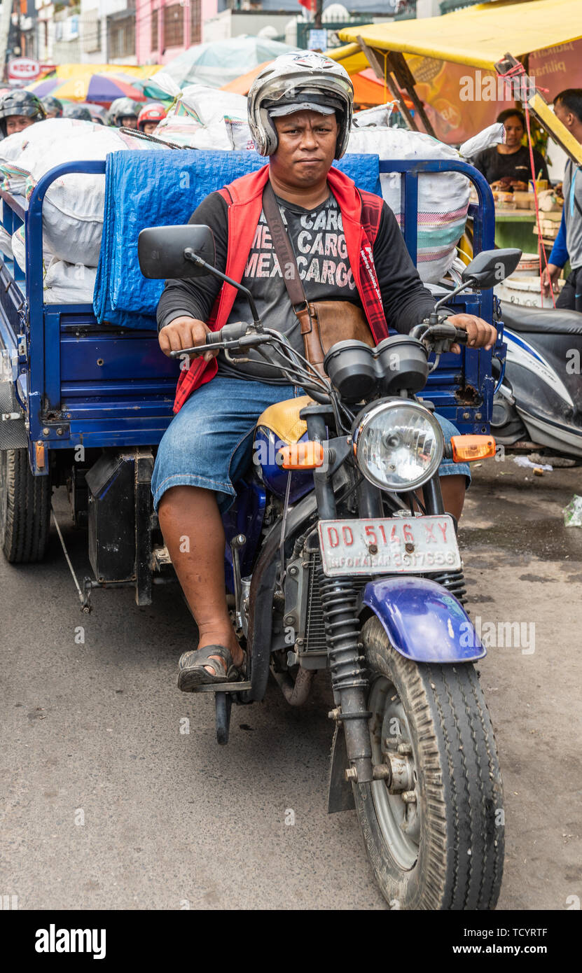 Large man on motorbike hi-res stock photography and images - Alamy