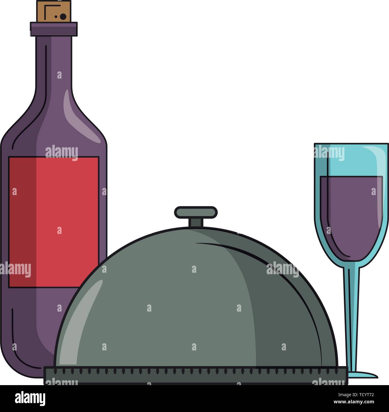 restaurant food and cuisine cartoons Stock Vector Image & Art - Alamy
