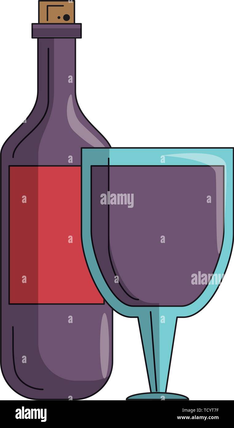beverage liqueur and drink cartoon Stock Vector Image & Art - Alamy