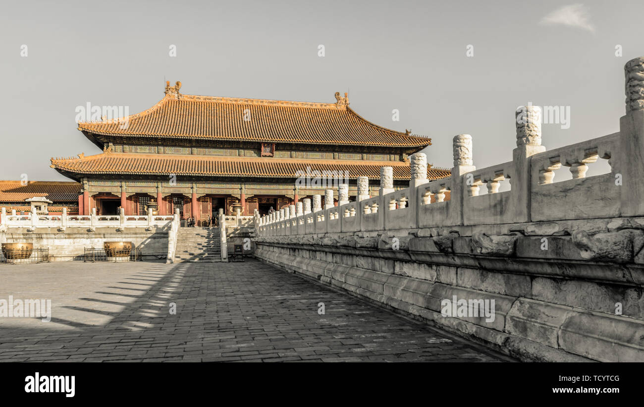 Gan Qing Palace, Imperial Palace in Beijing Stock Photo - Alamy