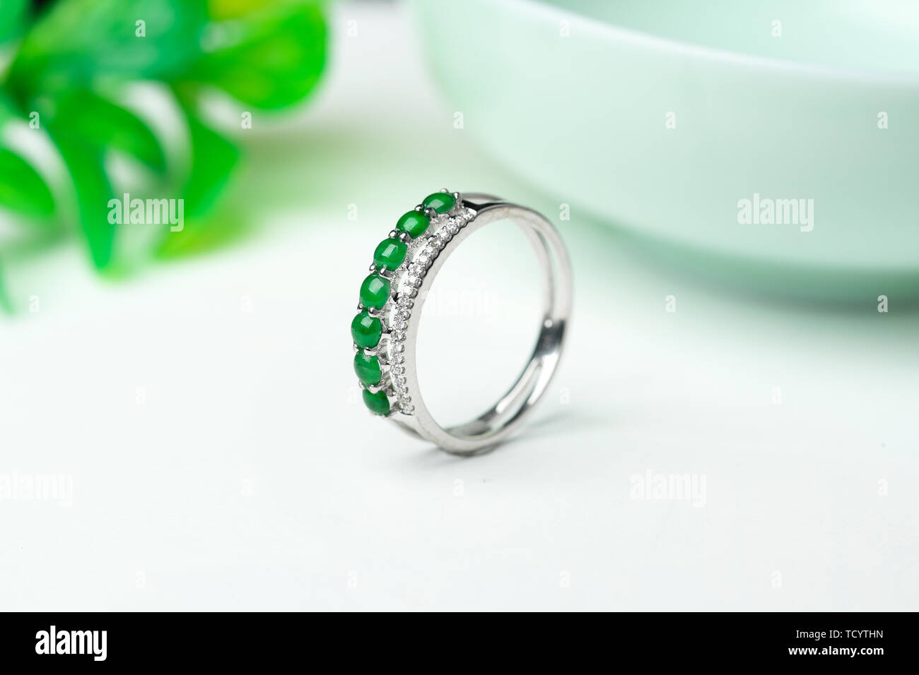 The emerald ring Stock Photo - Alamy