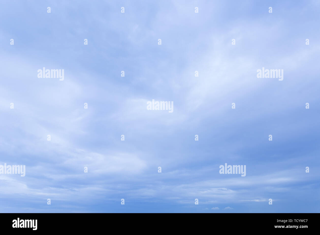 Baby blue sky with clouds hi-res stock photography and images - Alamy