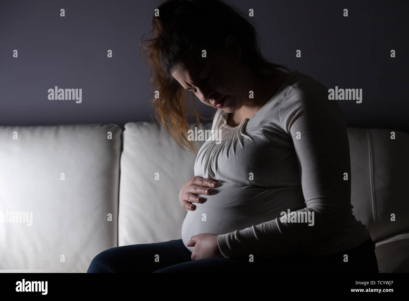 Braxton hicks contractions hi-res stock photography and images - Alamy