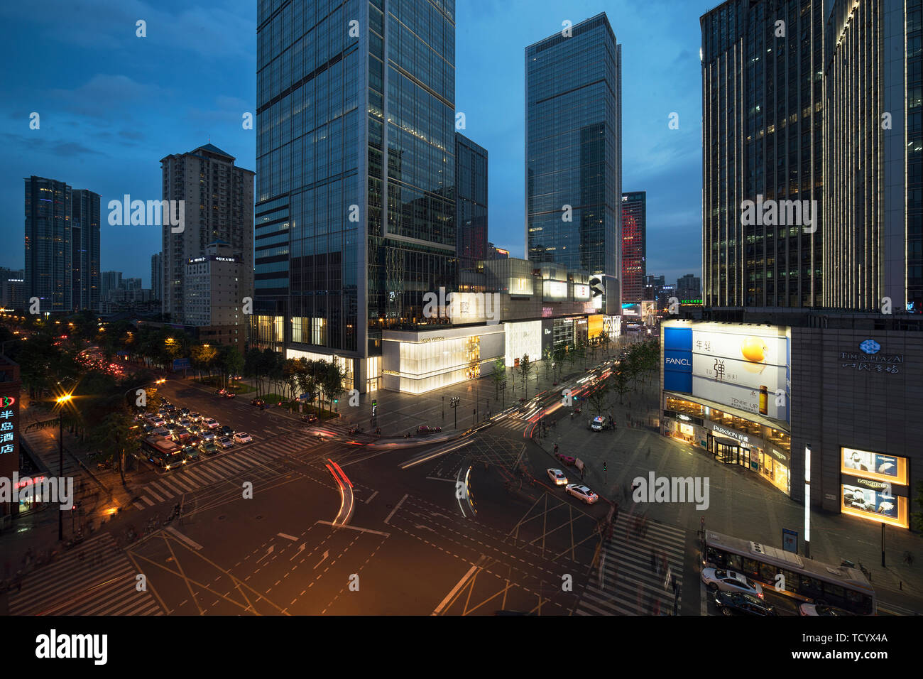 International Finance Square, Chengdu IFS Stock Photo - Alamy