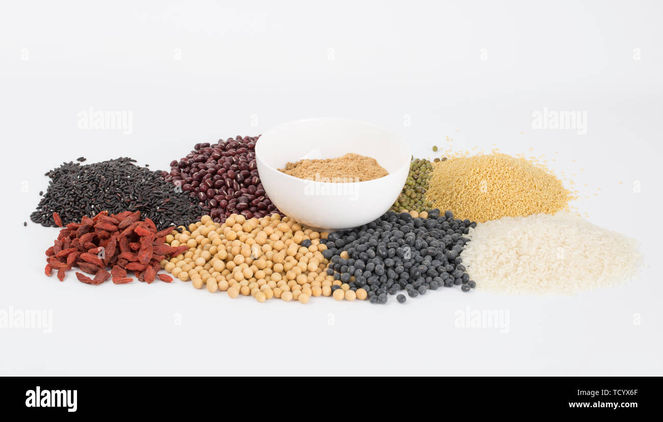 Grain miscellaneous grains, grain powder, healthy and healthy food ...