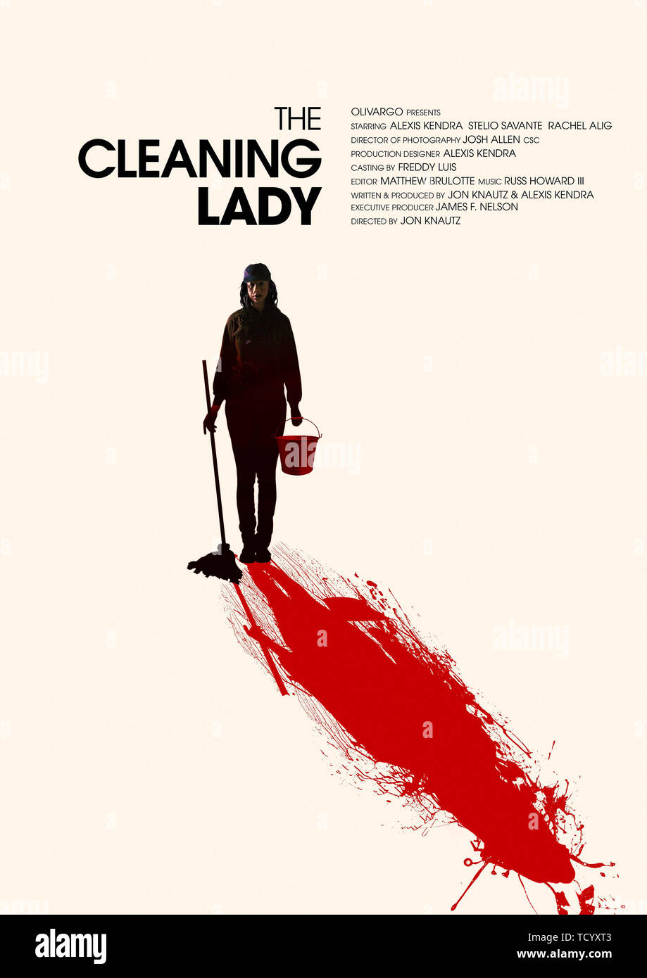 THE CLEANING LADY, poster, Rachel Alig, 2018. © RLJE Films / Courtesy ...