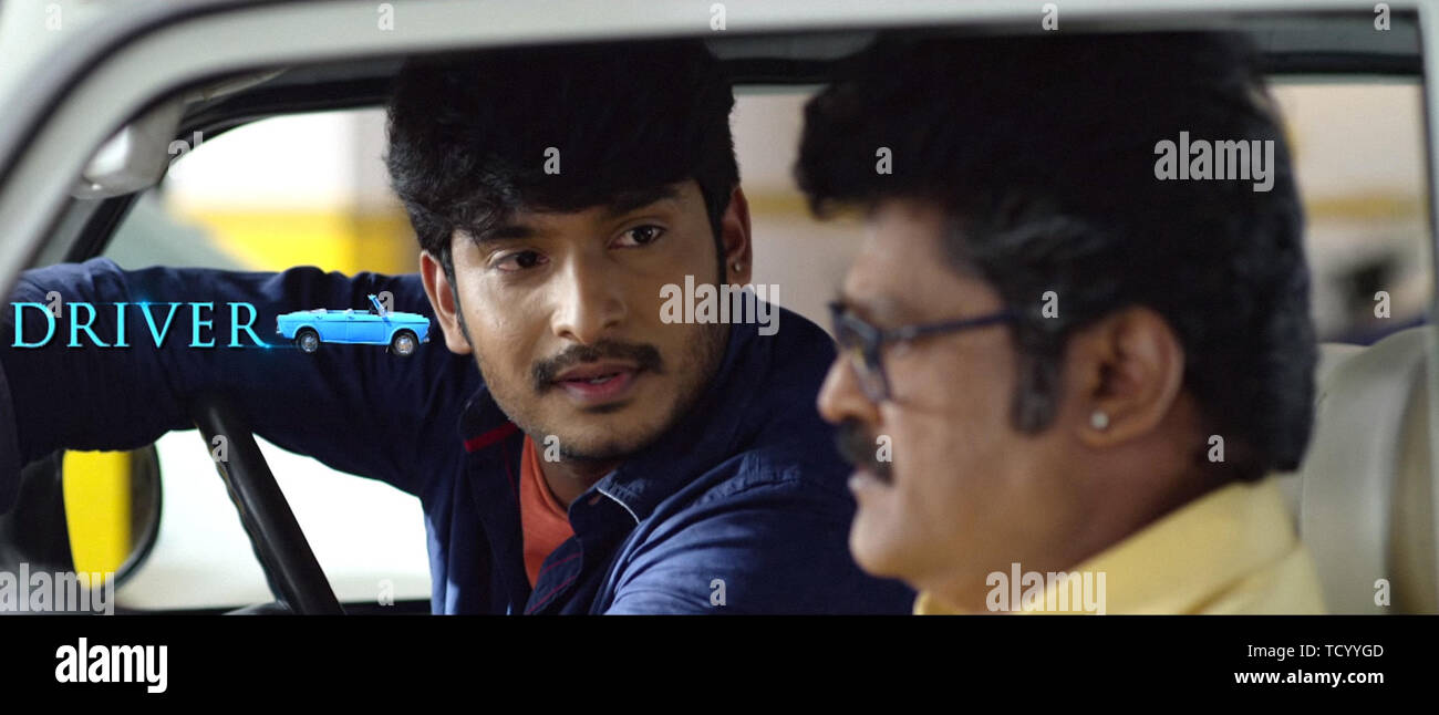 PREMIER PADMINI, from left: Pramod Panju, Jaggesh, 2019. © Chruti Naidu ...