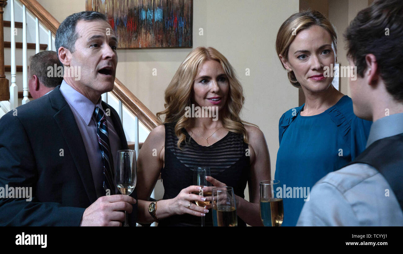 PURITY FALLS, from left: Robert Pralgo, Olivia d'Abo, Kristanna Loken, Andrew Matthew Welch ...