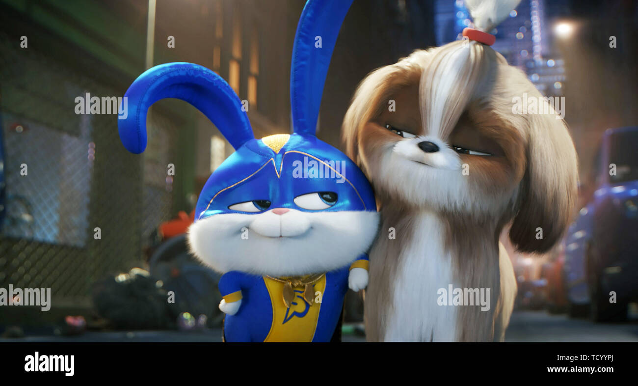 THE SECRET LIFE OF PETS 2, from left: Snowball (voice: Kevin Hart ...