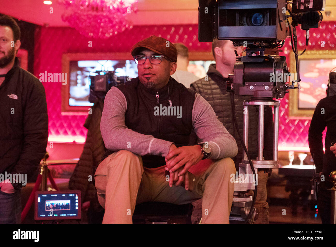 SHAFT, Director Tim Story, on-set, 2019. ph: Kyle Kaplan / © Warner ...