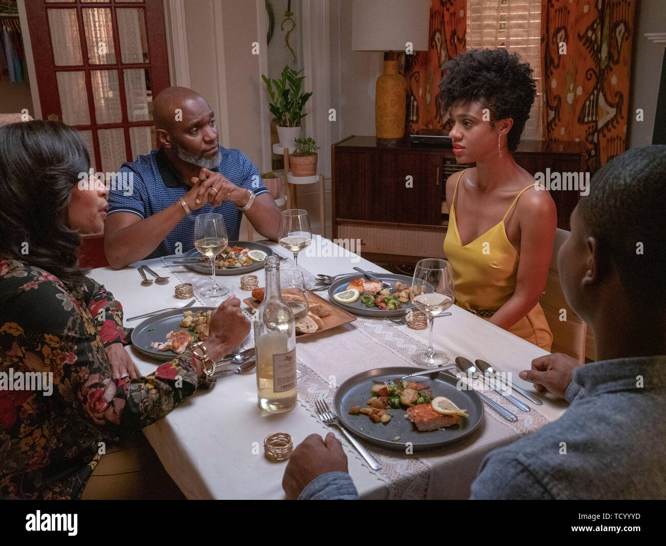 THE CHI, from left: Cerall Duncan, Mark Spates Smith, Tiffany Boone ...