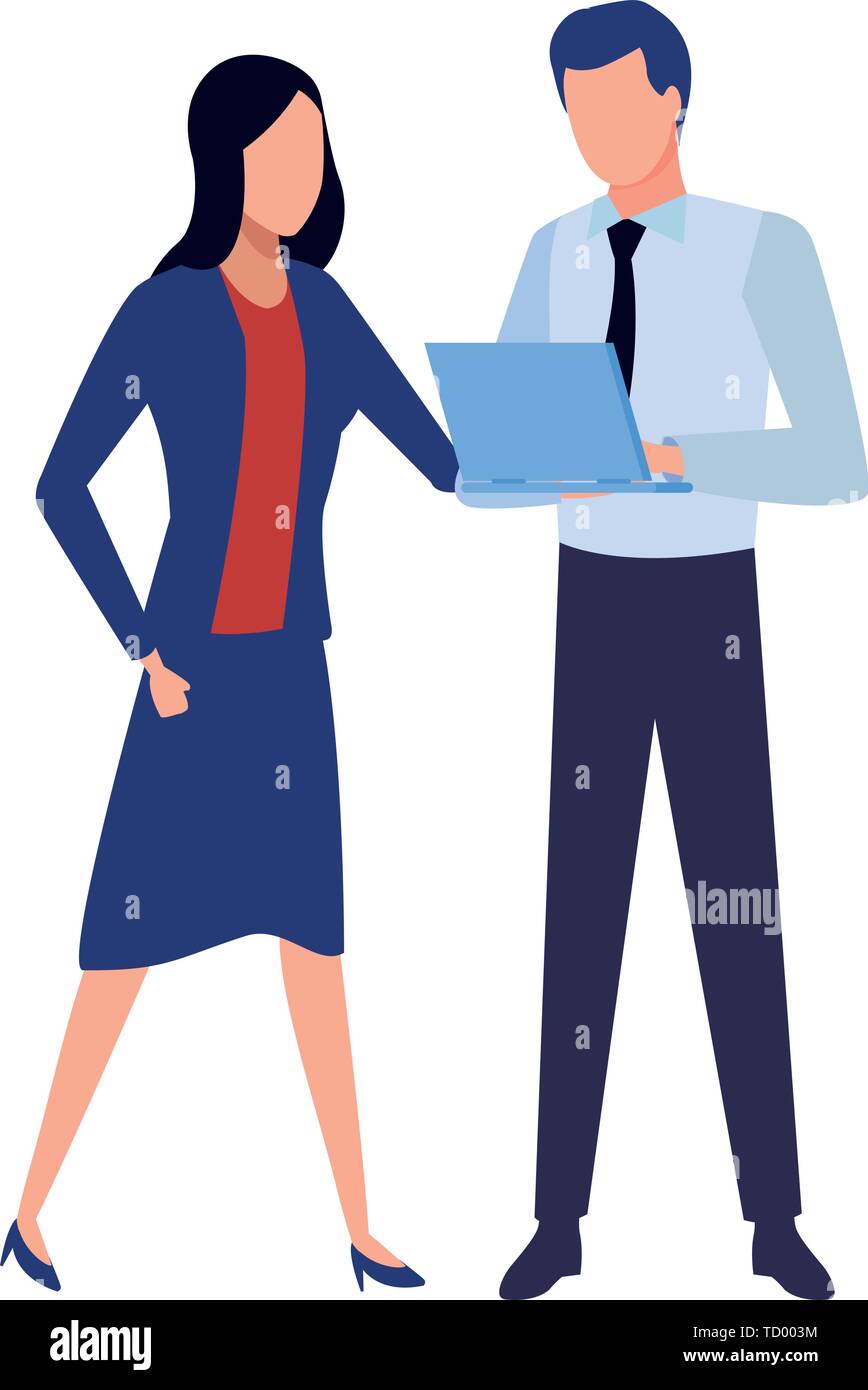 Business partners with documents Stock Vector Image & Art - Alamy