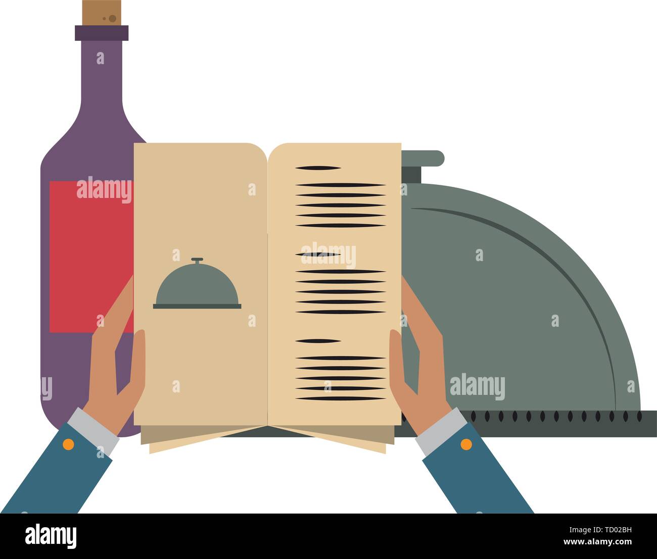 restaurant food and cuisine cartoons Stock Vector Image & Art - Alamy