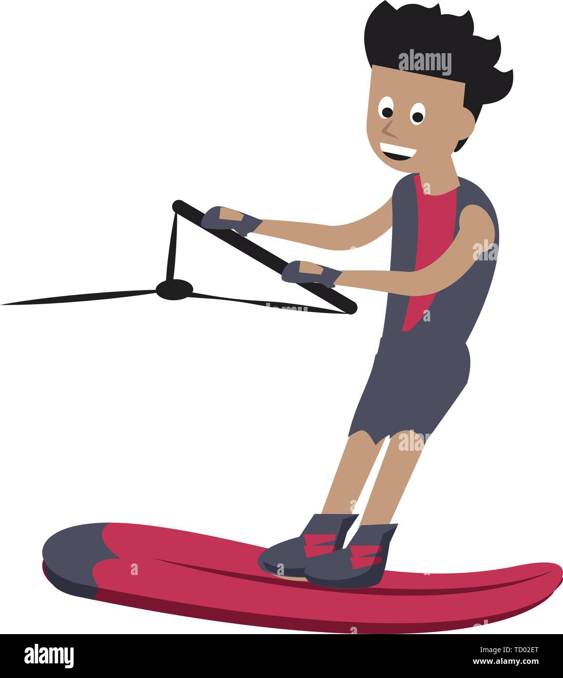 Water extreme sport cartoon isolated Stock Vector Image & Art - Alamy